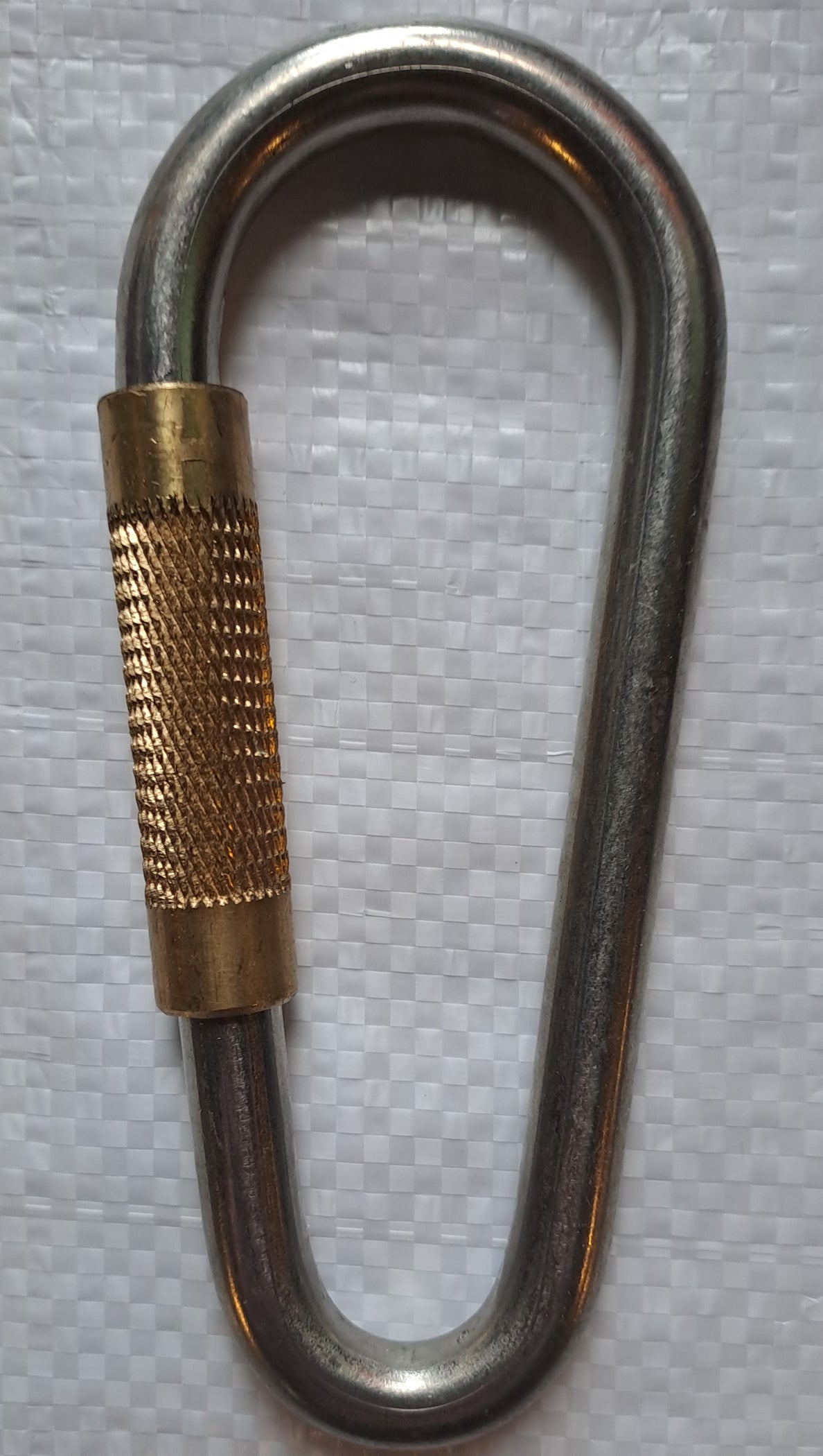 Stainless Steel Carbine Clip with Brass Sleeve — KT Nets